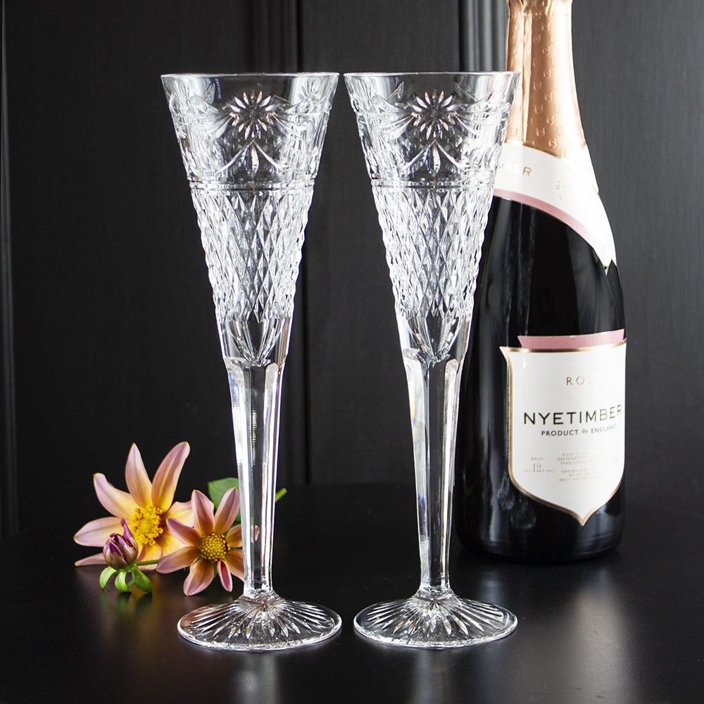 Crystal Champagne & Prosecco Glasses/Flutes | Royal Scot Crystal
