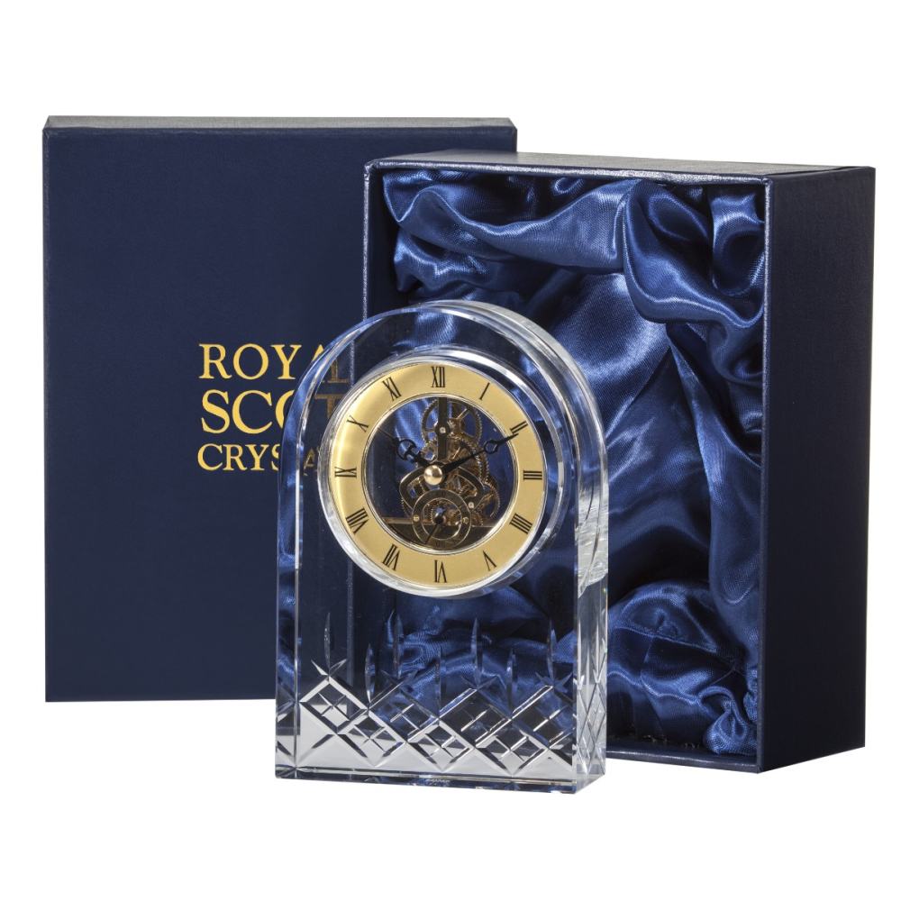 Clock - Large London Crystal Clock 170mm (Presentation Boxed)