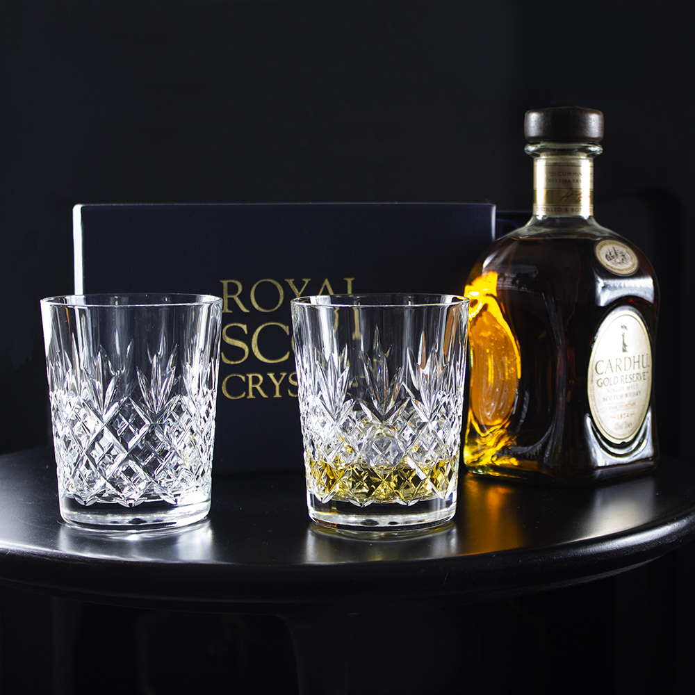 Edinburgh - 2 On the Rocks Tumblers 98 mm (Presentation Boxed) | Royal ...