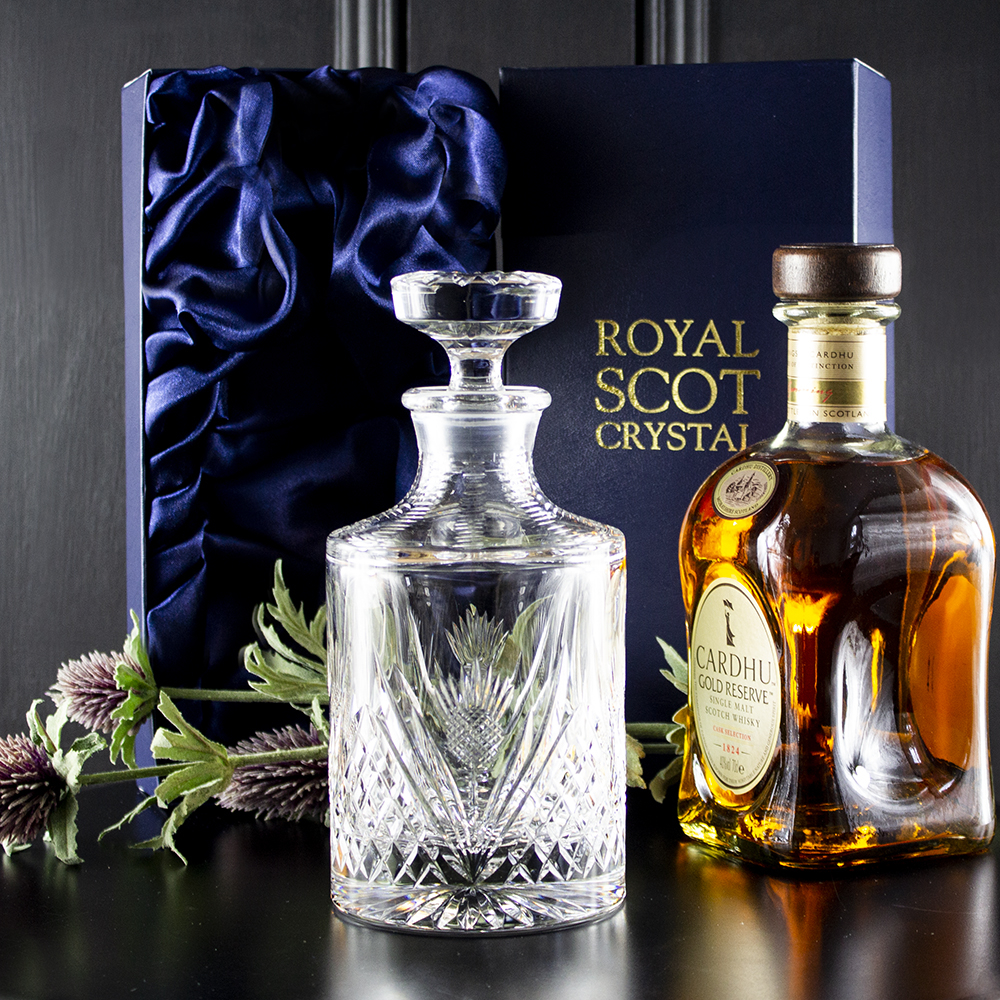 Scottish Thistle - Single Malt Rd Spirit Decanter 200mm (Presentation ...