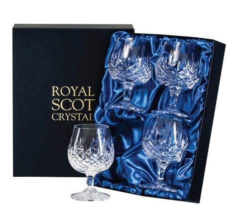 London - Brandy Tray Set Crystal Brandy Decanter & 2 Brandy Glasses ...
