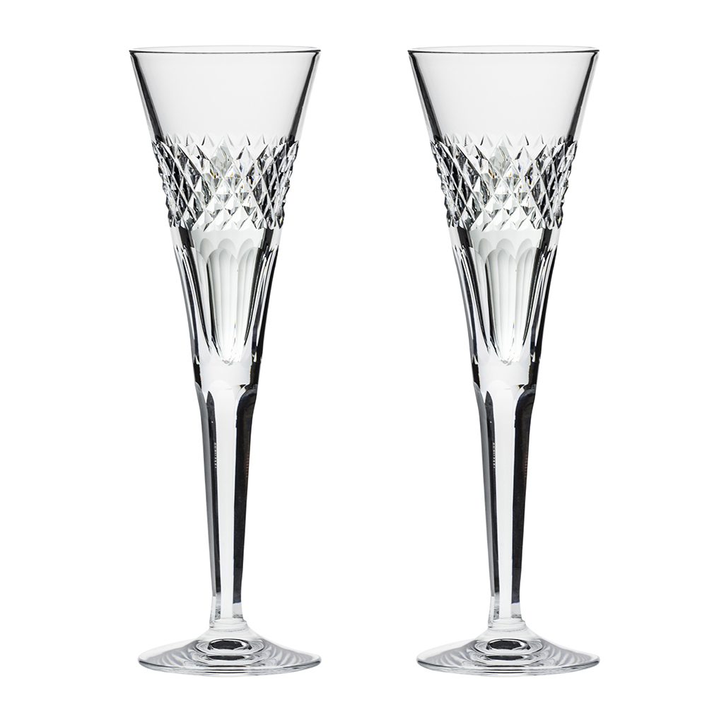 Diamonds - 2 Crystal Champagne Flutes 245mm (Gift Boxed) | Royal Scot ...