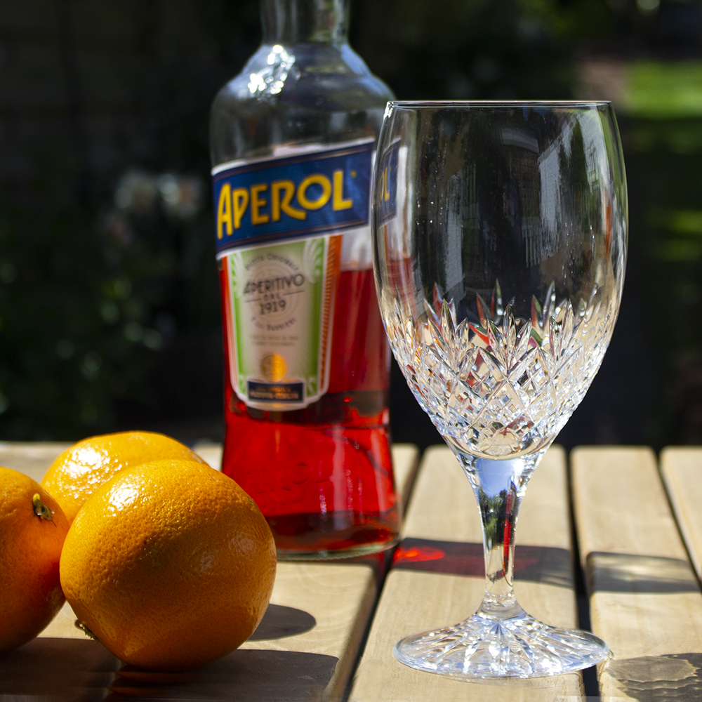 Flower of Scotland Crystal Stemmed Aperol Glass 40cl (Gift Boxed ...