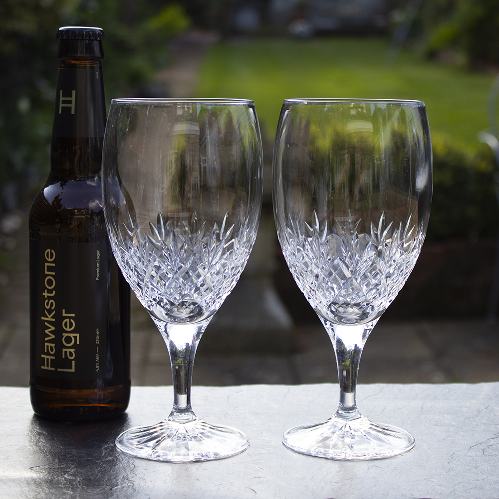 Edinburgh Stemmed Crystal Beer Glass 40cl (Gift Boxed) - New! | Royal ...