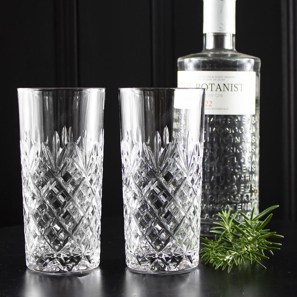 Edinburgh - 2 Crystal Wine Glasses 218mm (Presentation Boxed) | Royal ...