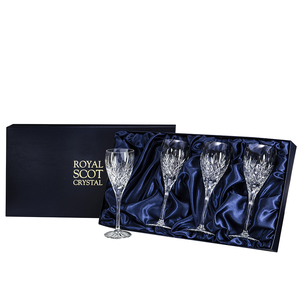 Edinburgh - 2 Crystal Wine Glasses 218mm (Presentation Boxed) | Royal ...