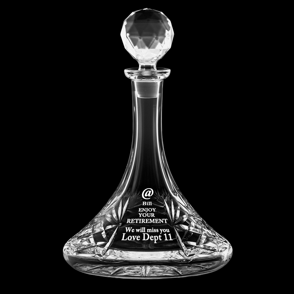 Kintyre Crystal Ships Decanter - 290mm (Gift Boxed) | Royal Scot ...