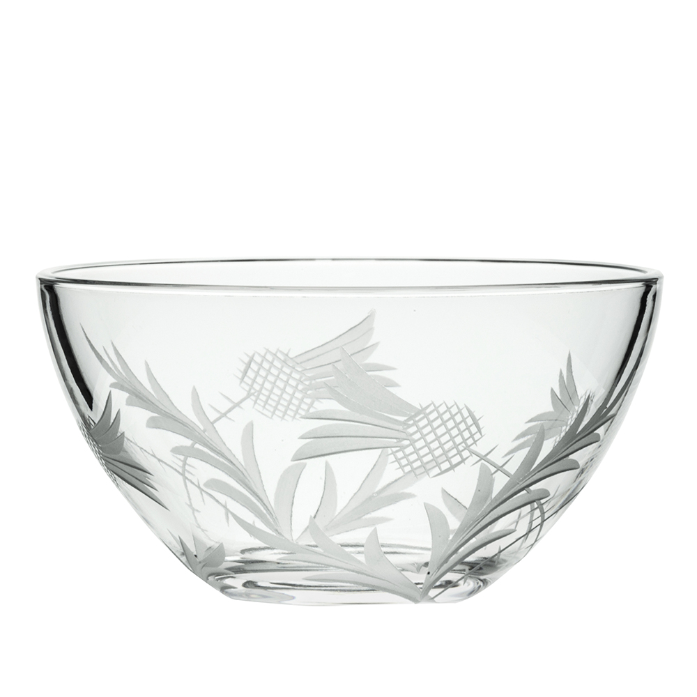 Flower of Scotland Small Bowl (Gift Boxed) | Royal Scot Crystal | Royal ...