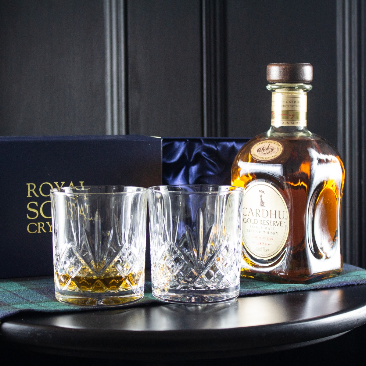 Edinburgh 2 Large Crystal Tumblers 95 mm (Presentation Boxed) | Royal ...