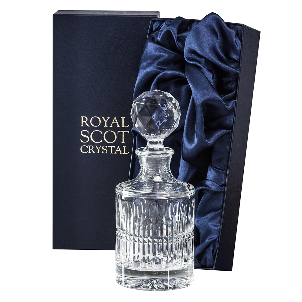 Edinburgh - Single Malt Round Spirit Crystal Decanter 235mm ...