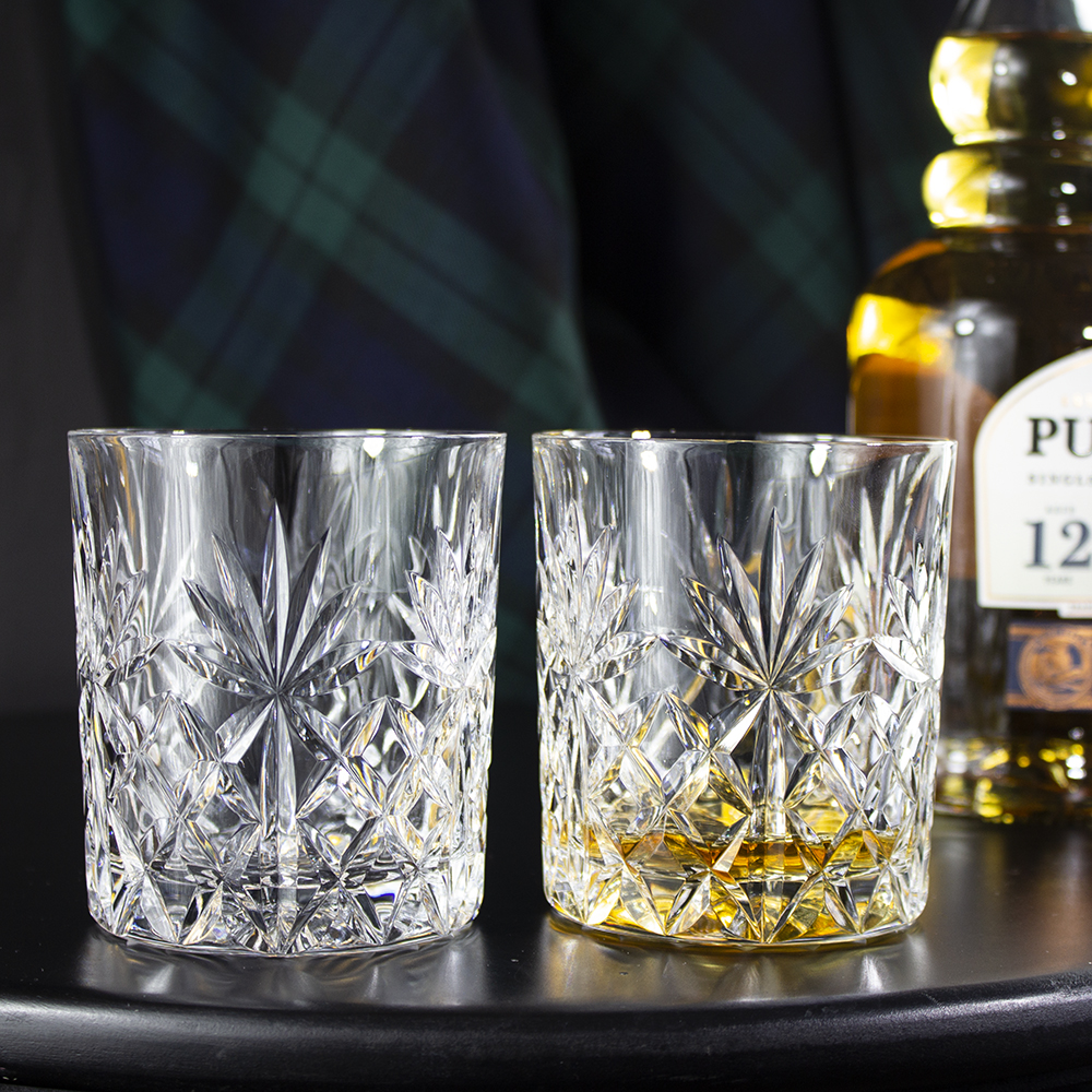 Personalised - Hand Cut Crystal Engraved Whisky Set Kintyre ...
