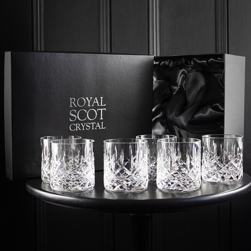 Helensburgh- 2 Old Fashioned Tumblers 84mm (Gift Boxed) | Royal Scot ...
