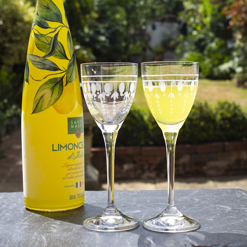 Nouveau - 2 Limoncello Liqueur Glasses, 157mm (Gift Boxed) | Royal Scot ...