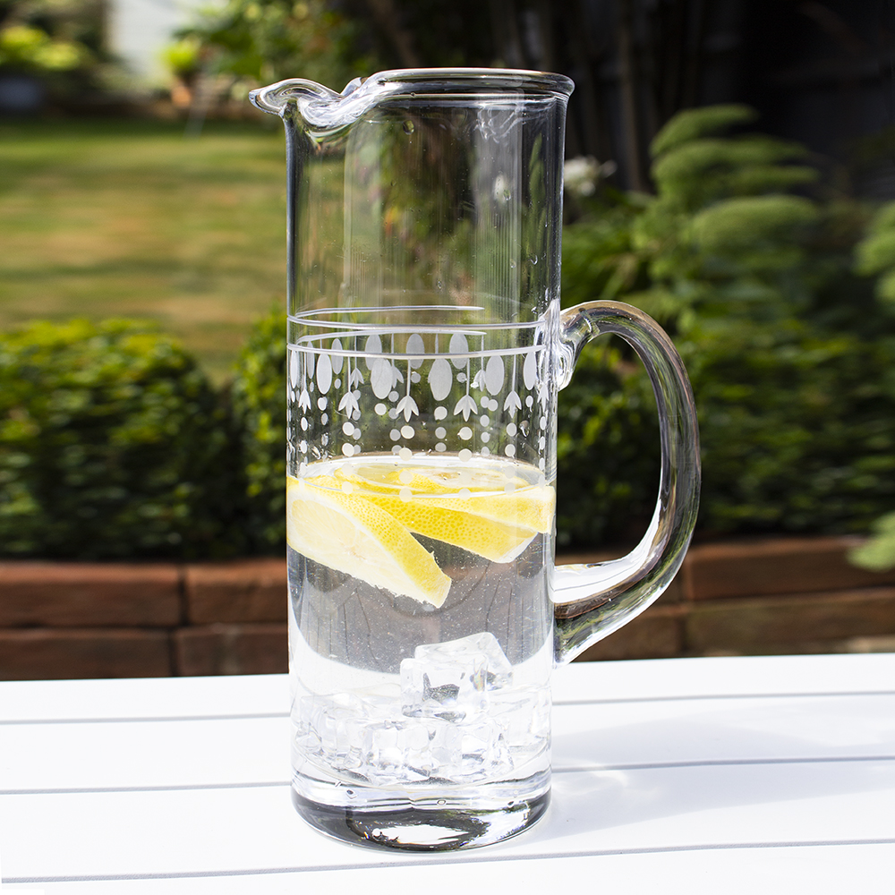 Dragonfly Tall Jug 240 mm (Gift Boxed) | Royal Scot Crystal | Royal ...
