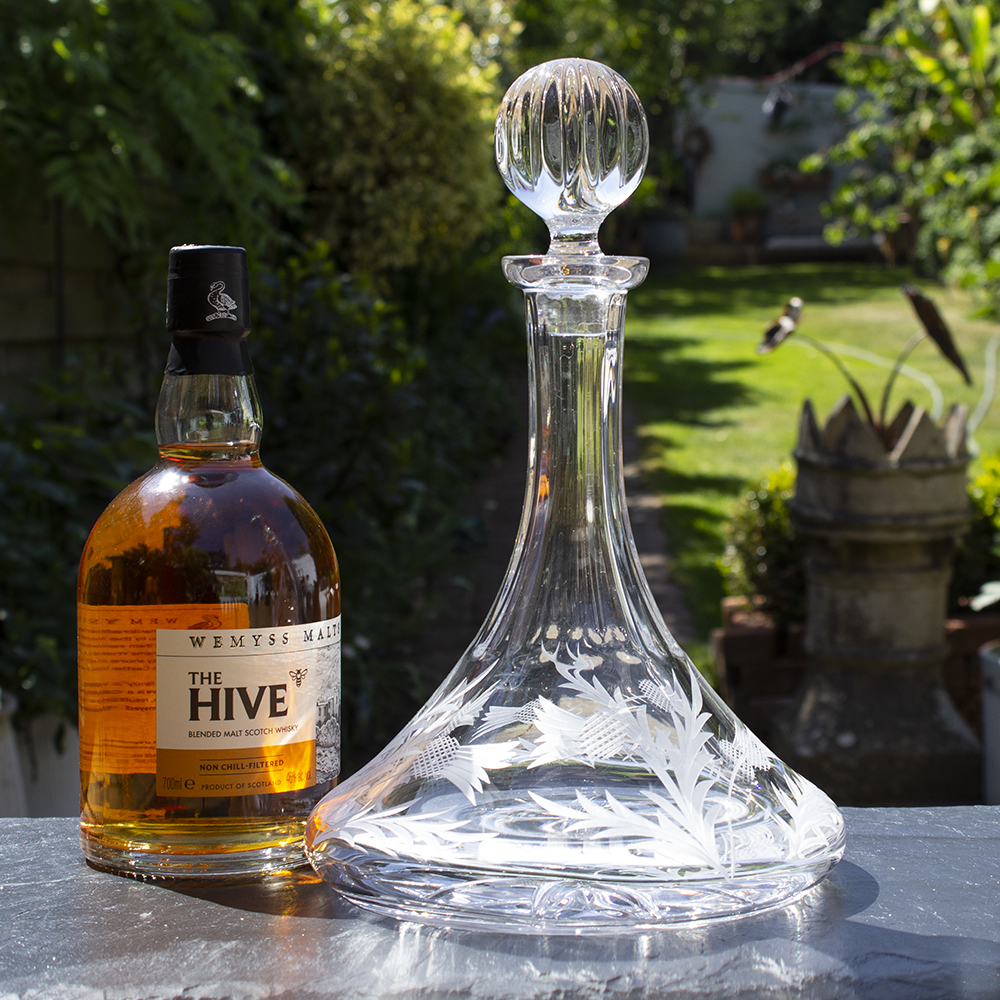 Sale - Flower of Scotland (Thistle) Ships Decanter 290mm (Gift Boxed ...