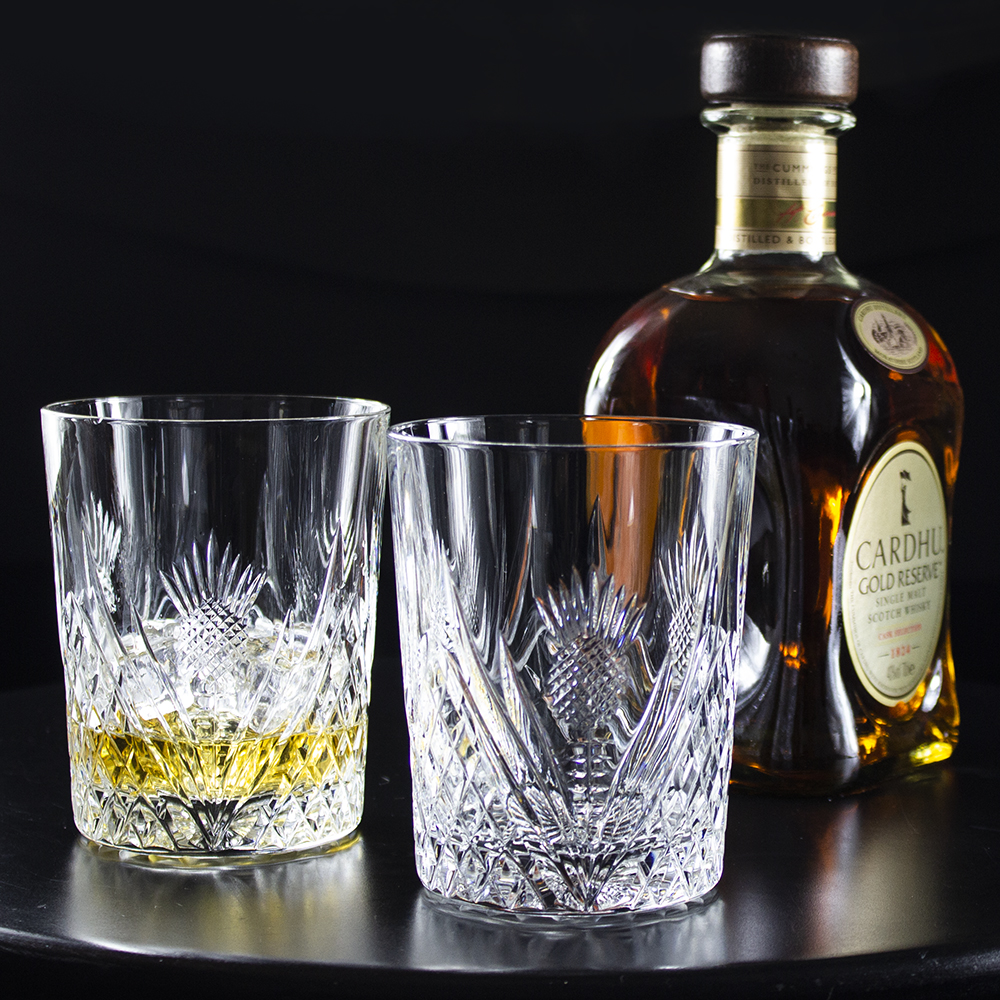 Edinburgh - 2 On the Rocks Tumblers 98 mm (Presentation Boxed) | Royal ...