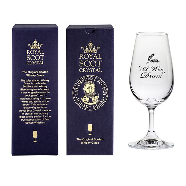 The Original Scotch Whisky Glass - A Wee Dram (stemmed) (gift boxed ...